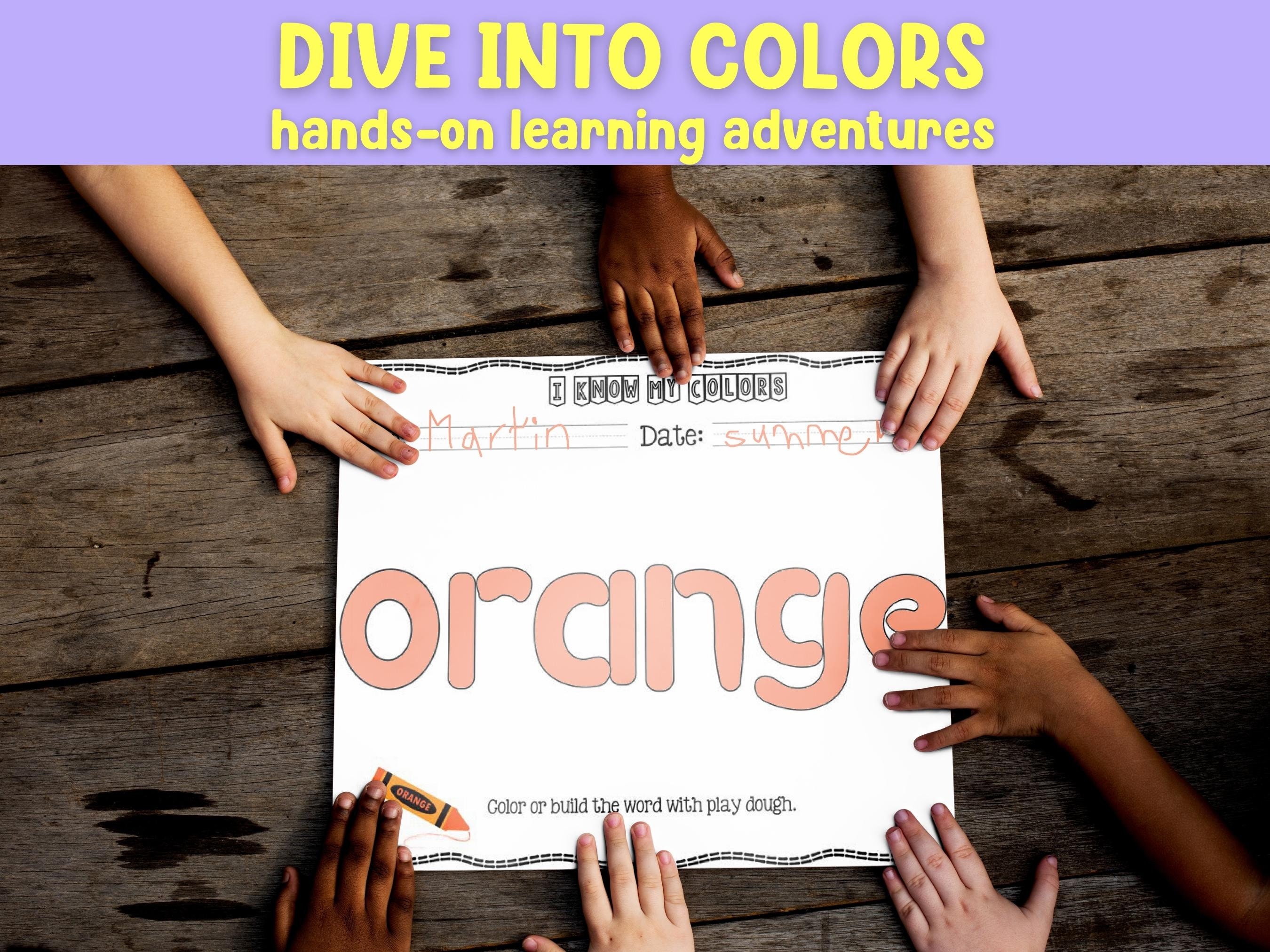 Color Worksheet and Activity Workbook Color Matching Learning Colors ...