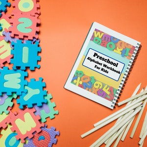 Preschool Alphabet Workbook | 120 Pages Worksheets for Kids | Preschool ...