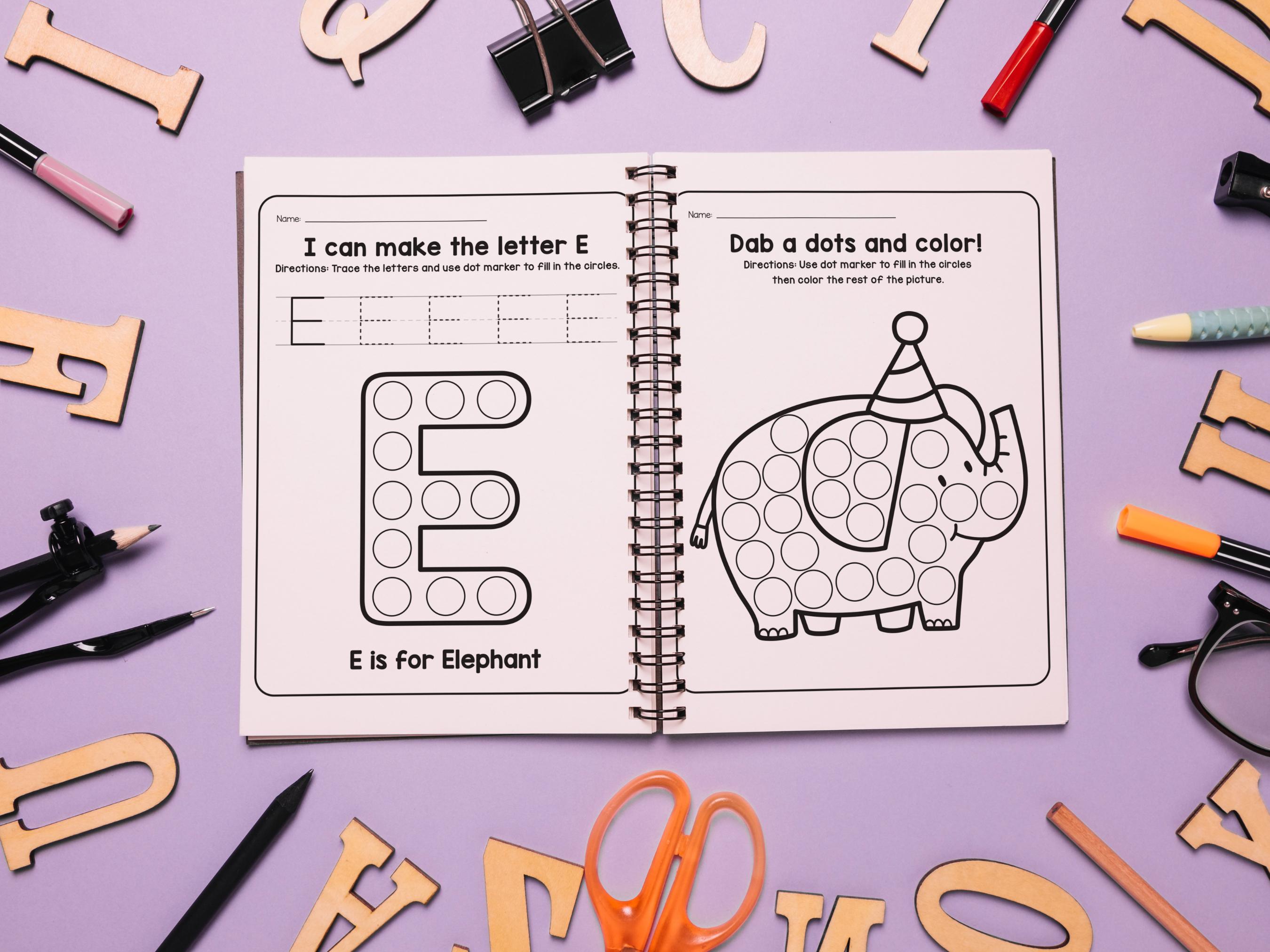 Early Learning Activity Workbook Collection | 294 PDF JPG Pages ...