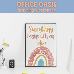 Set of 8 Boho Growth Mindset Posters | Kids Room Ideas | Classroom ...