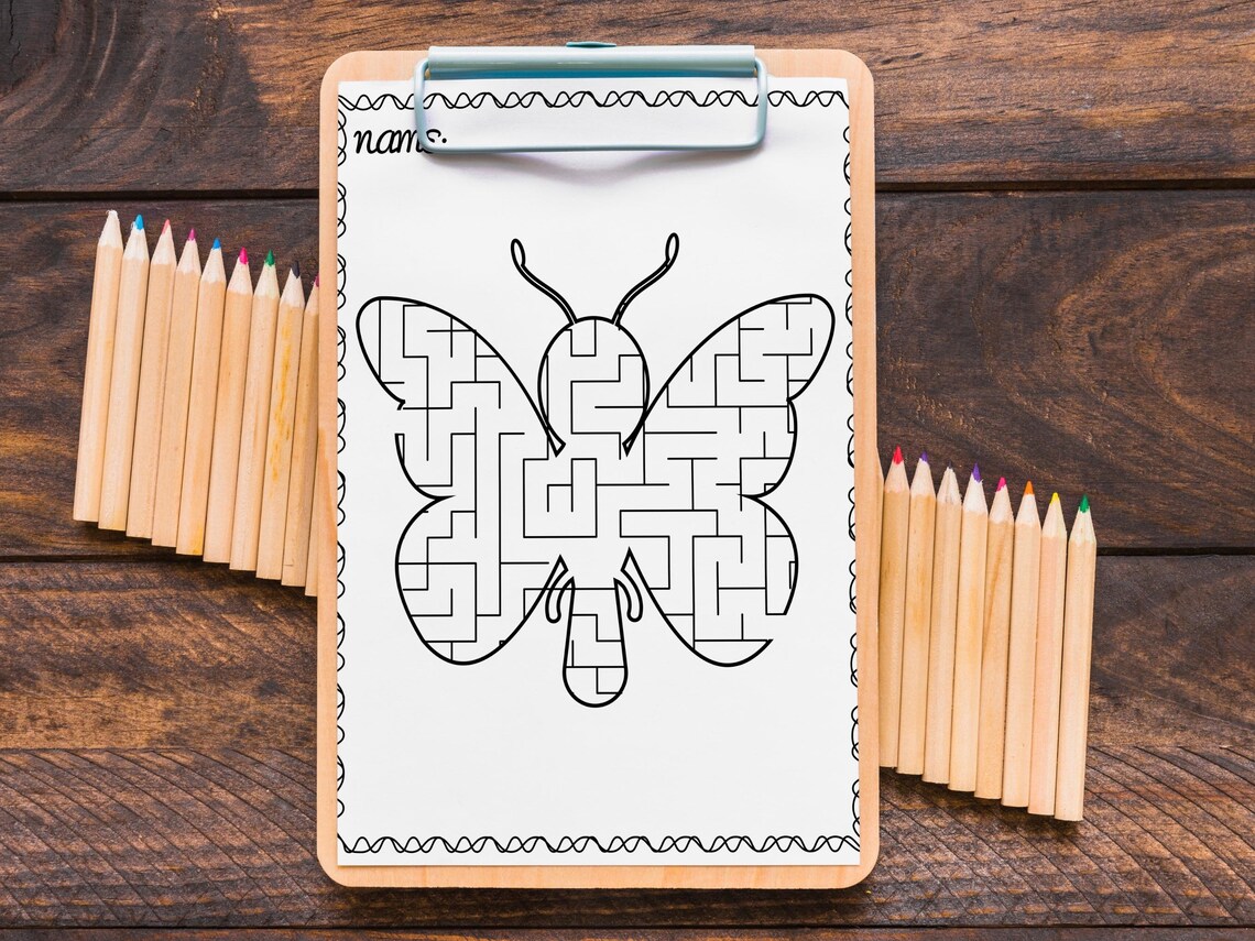 Maze Puzzles | Animals and Insects | 50 Mazes With Solutions | 90 Pages ...