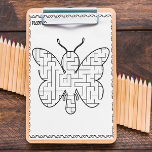 Maze Puzzles Animals and Insects 50 Mazes With Solutions 90 Pages ...