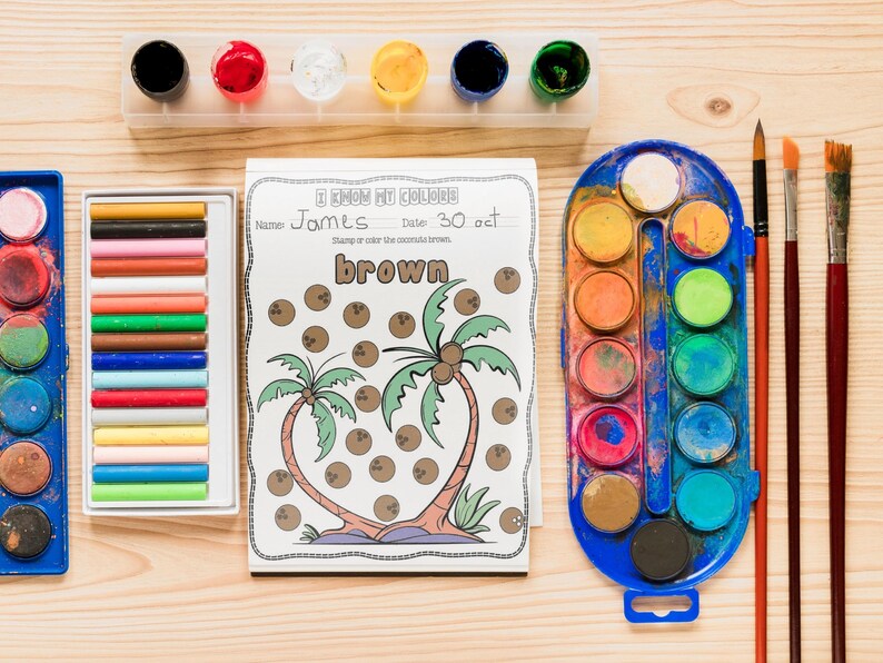 I Know My Colors Activity Workbook | 137 Pages PDF | Color Matching ...