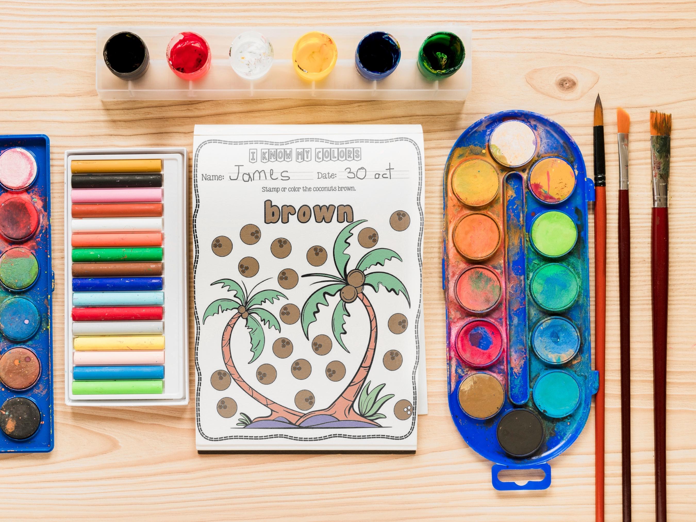 I Know My Colors Activity Workbook | 137 Pages PDF | Color Matching ...