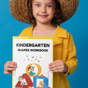 Kindergarten Shapes Workbook | 53 Preschool Curriculum | Workbook With ...
