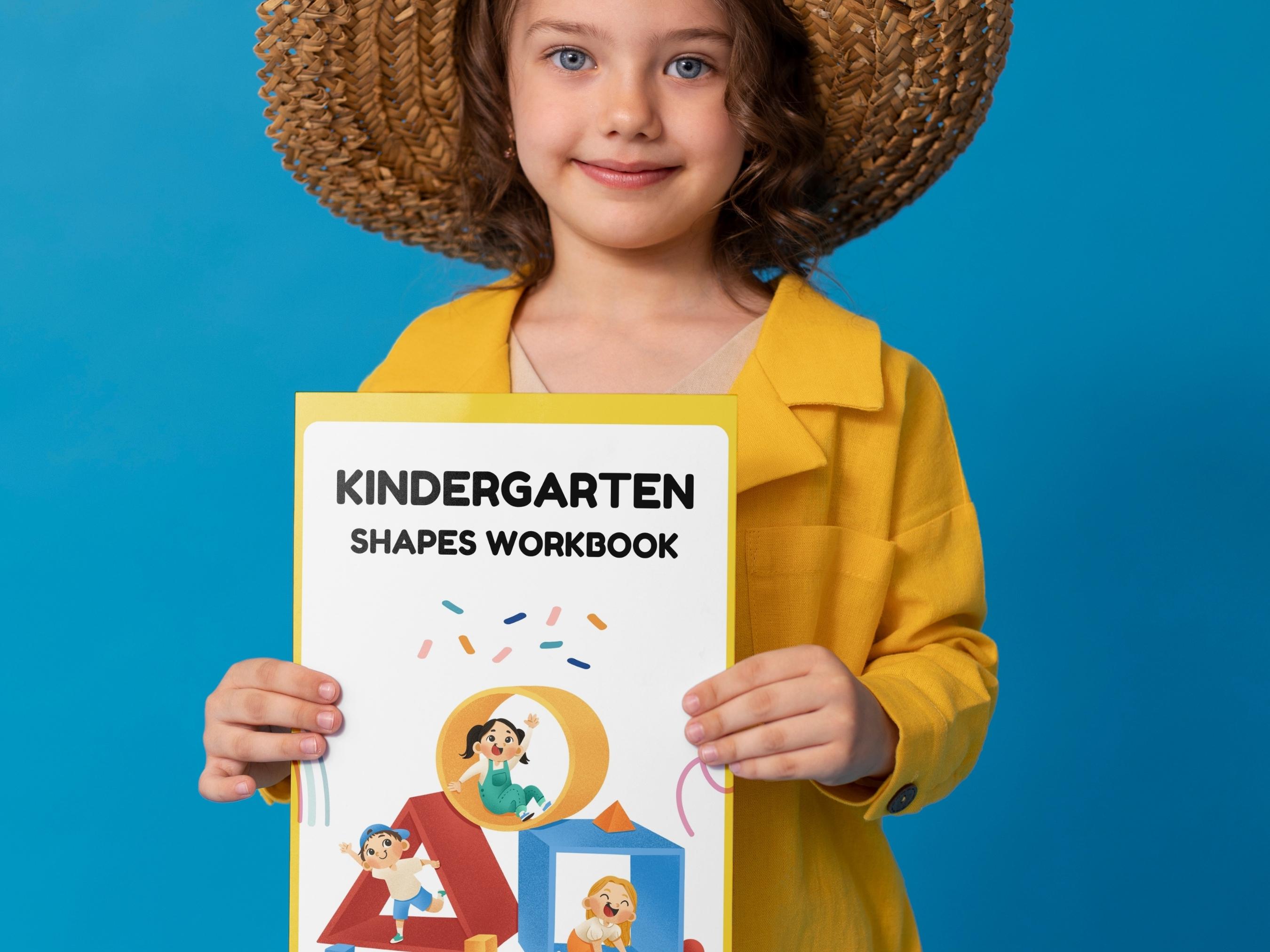 Kindergarten Shapes Workbook | 53 Preschool Curriculum | Workbook With ...