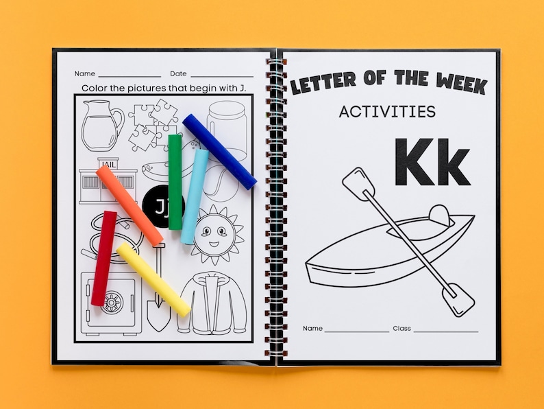 Letter of the Week Activity Workbook 259 Pages Preschool Curriculum ...