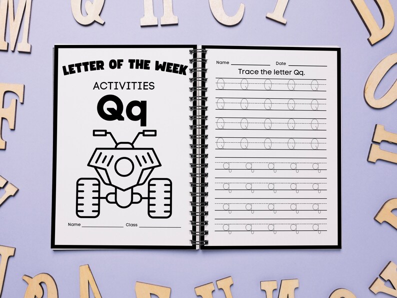 Letter of the Week Activity Workbook 259 Pages Preschool Curriculum ...