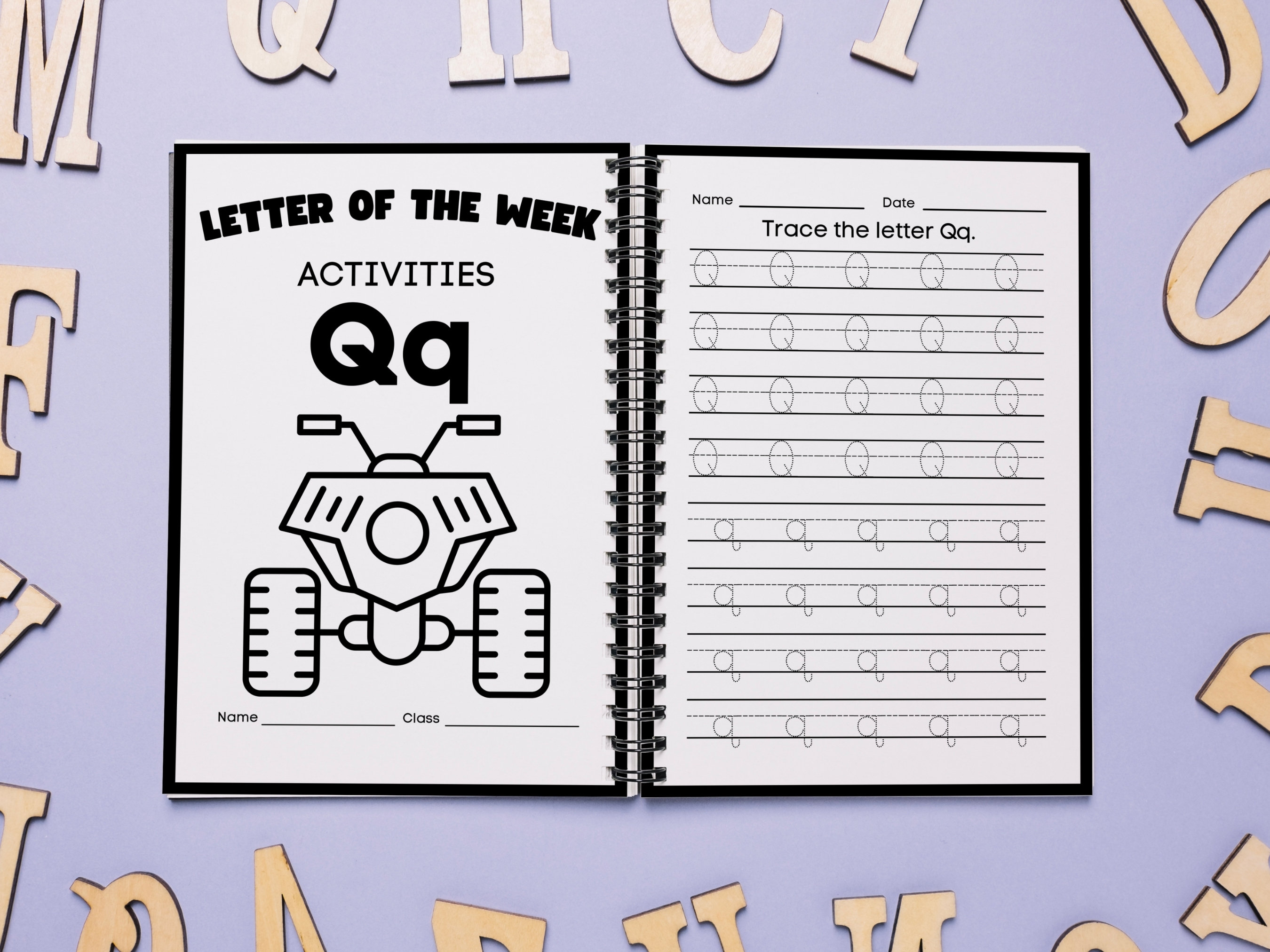 Letter of the Week Activity Workbook 259 Pages Preschool Curriculum ...