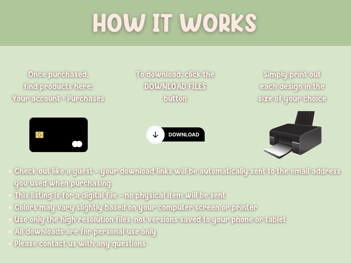 Set of 25 Educational Kids Posters | Creative Decor | Homeschool ...