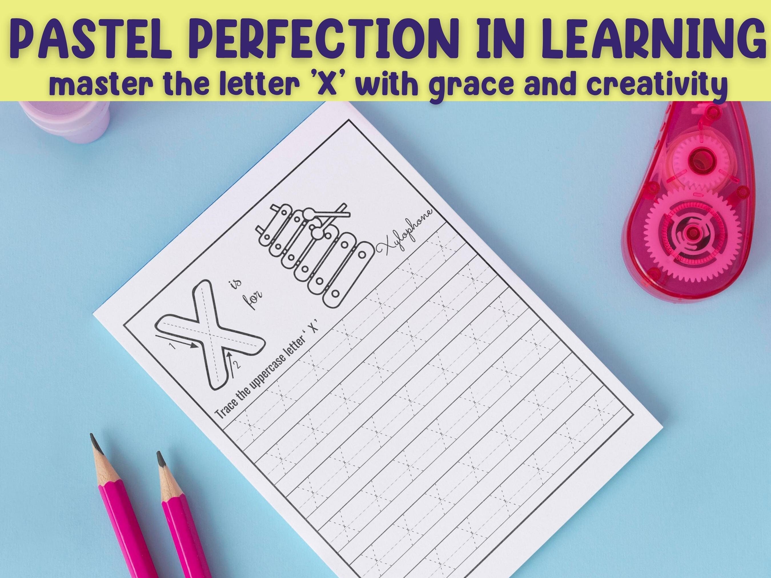 Alphabet Tracing Workbook 52 Preschool Worksheets ABC Tracing Workbook ...