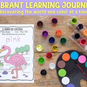 Color Worksheet and Activity Workbook Color Matching Learning Colors ...