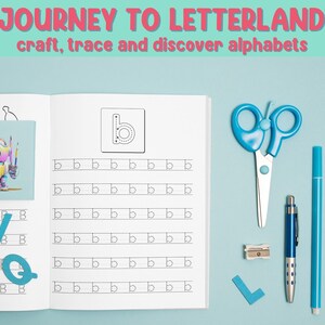 Learning to Trace Activity Book Alphabet and Number Tracing Lines Trace ...