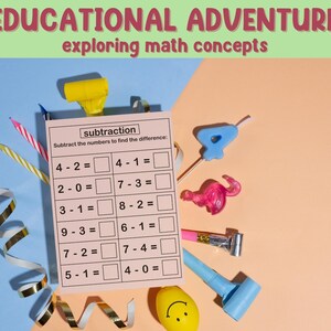 Math Activity Workbook Kindergarten Preschool Learning Interactive ...