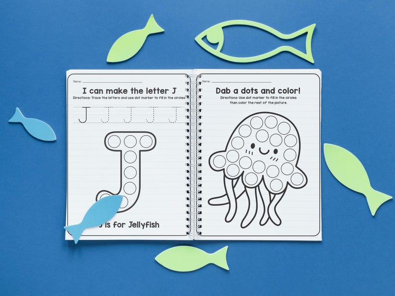 A-Z Dot Worksheets | 104 PDF Pages | Alphabet Animal Dot Marker ...