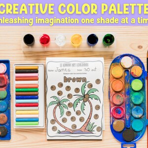 Color Worksheet and Activity Workbook Color Matching Learning Colors ...