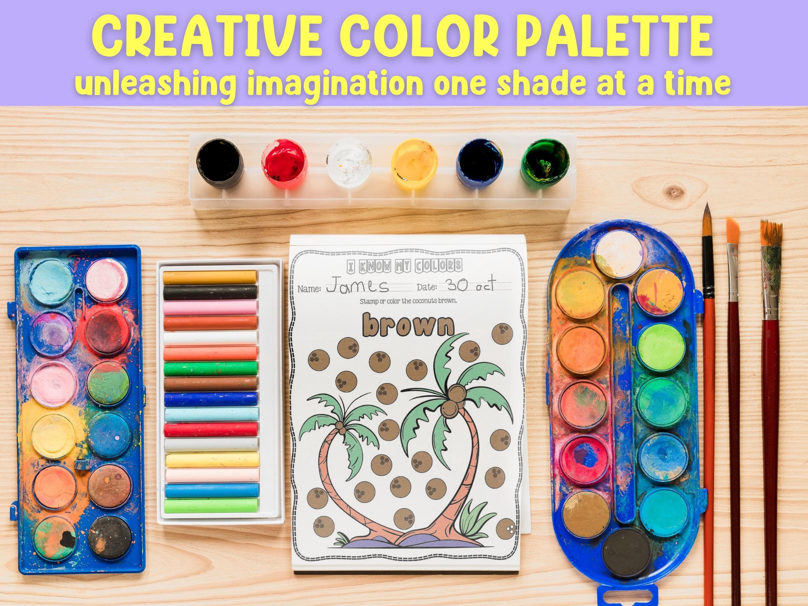 Color Worksheet and Activity Workbook Color Matching Learning Colors ...