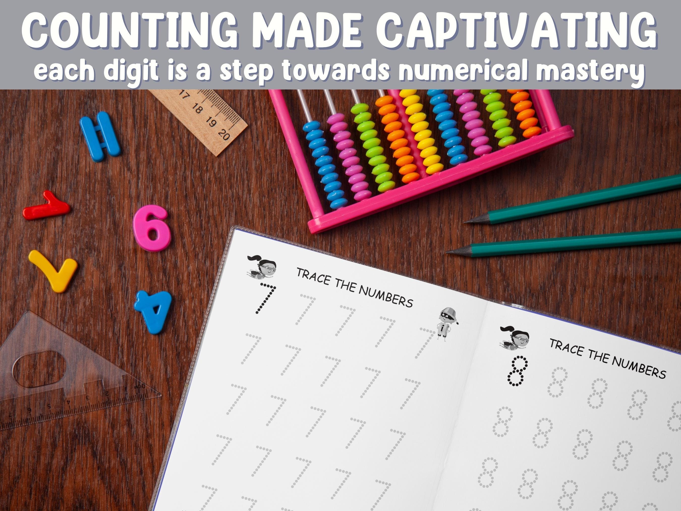 Big Tracing Activity Workbook 90 Pages Printable Homeschool Busy Book ...