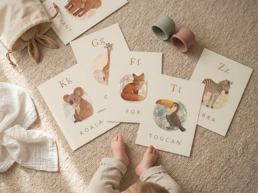 Animal Alphabet Poster Bundle A-Z | 26 Watercolour Nursery Prints ...