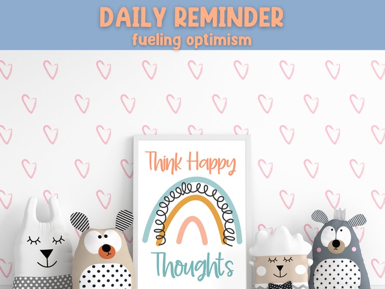 Set of 8 Boho Growth Mindset Posters Kids Room Ideas - Etsy