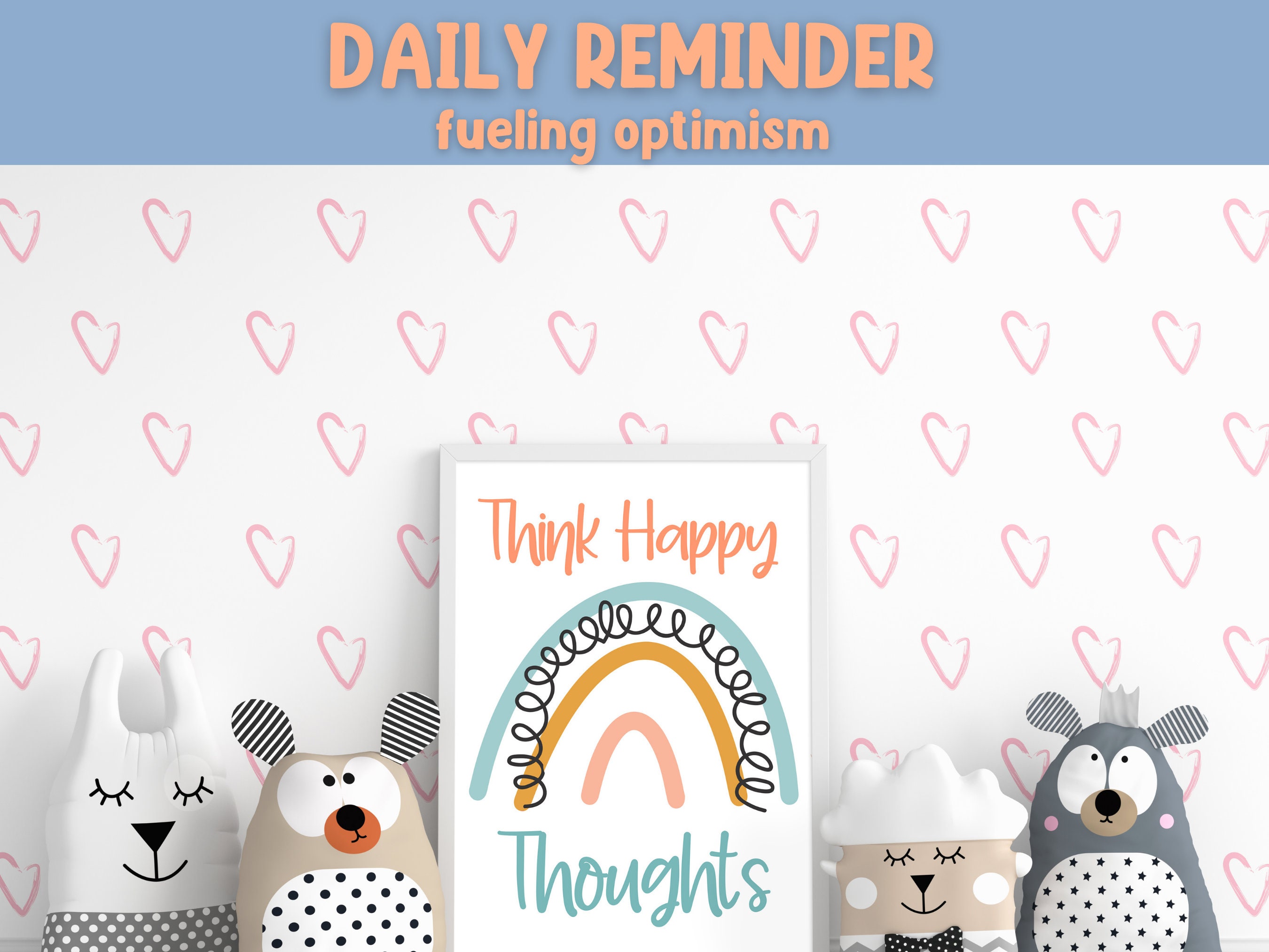 Set of 8 Boho Growth Mindset Posters Kids Room Ideas - Etsy