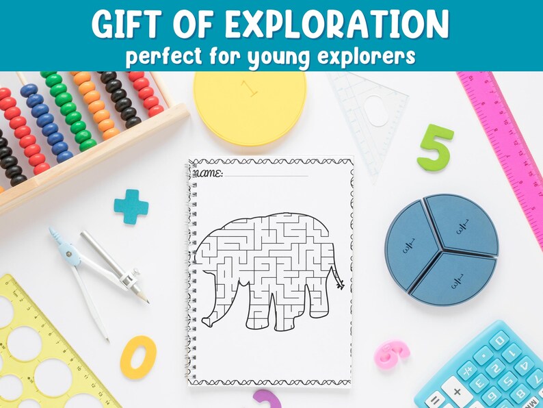 Maze Puzzles Animals and Insects 50 Mazes With Solutions Educational ...