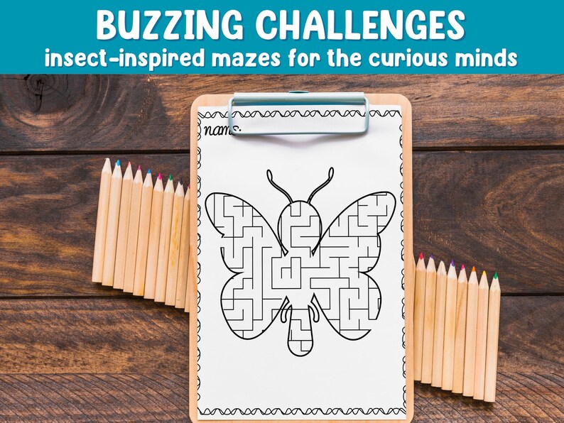 Maze Puzzles Animals and Insects 50 Mazes With Solutions Educational ...