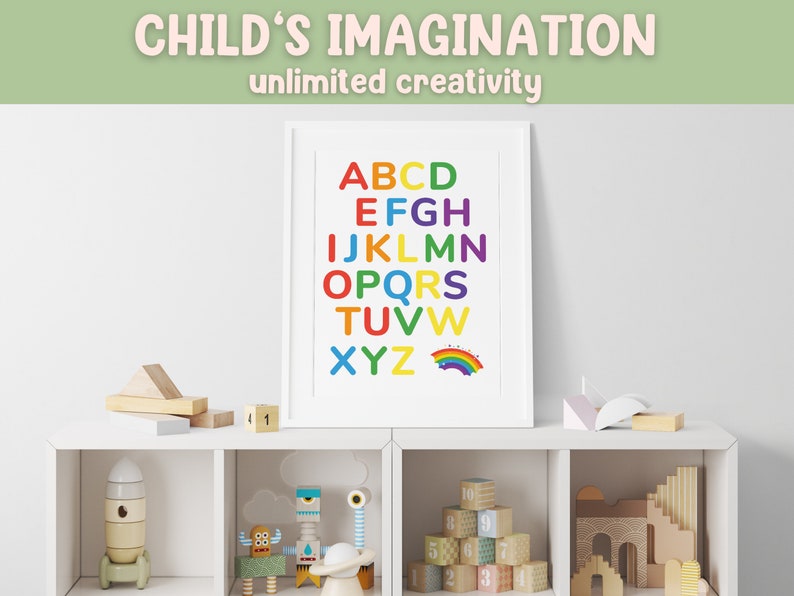 Set of 25 Educational Kids Posters | Creative Decor | Homeschool ...