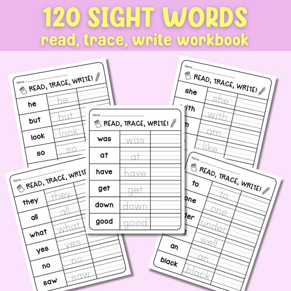 Sight Words - Etsy