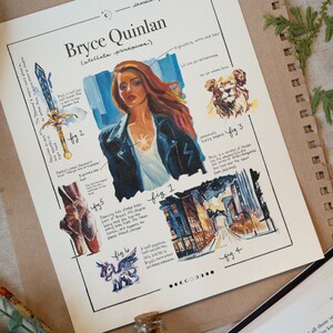 Hand Painted Bryce Quinlan Art Print - Official Crescent City Fan Art ...