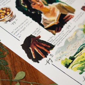 Elizabeth Bennet Art Print - Pride and Prejudice Character Field Guide ...