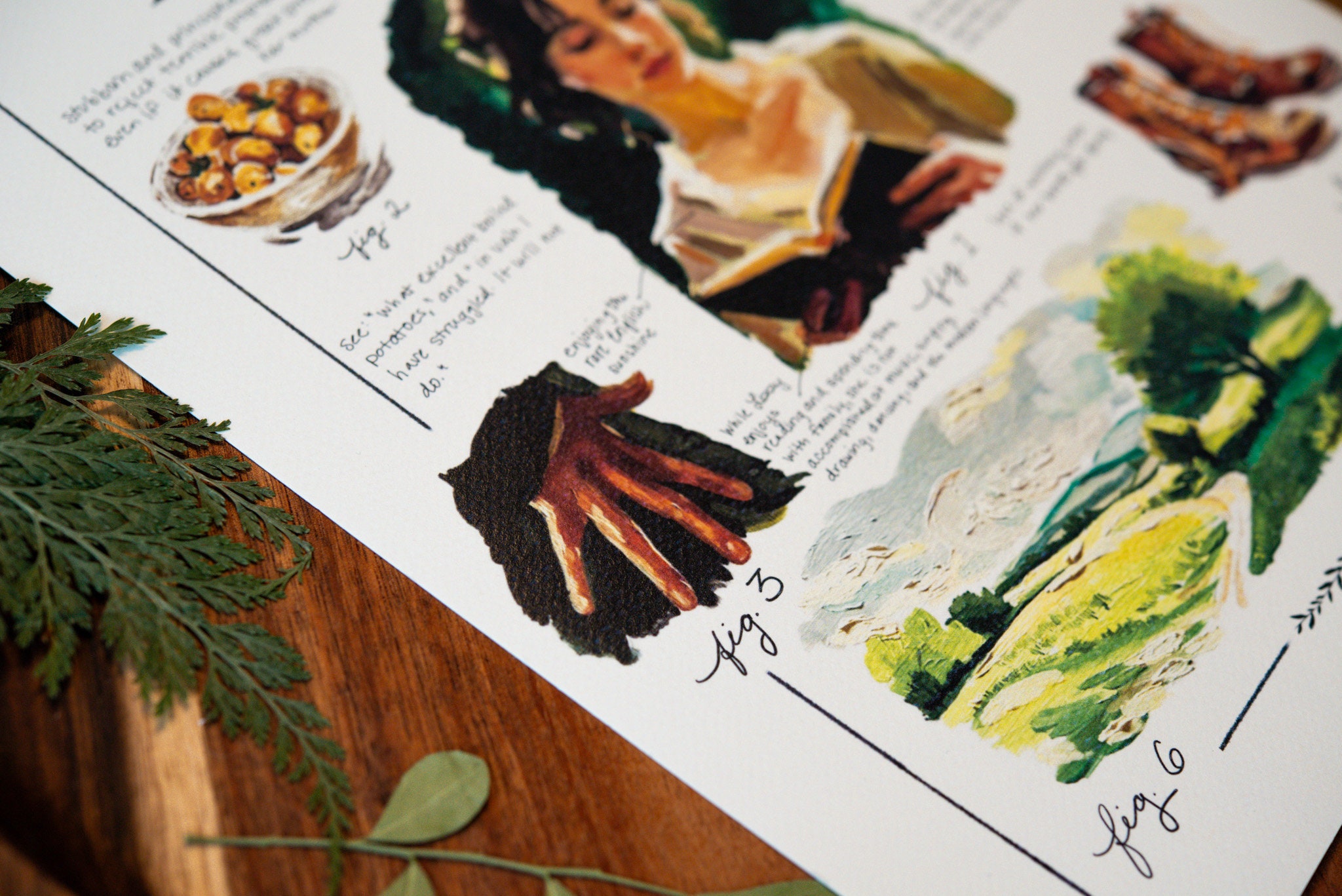 Elizabeth Bennet Art Print - Pride and Prejudice Character Field Guide ...