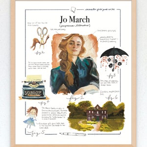 Jo March Character Field Guide Bookish Gifts With Exclusive Art Little ...