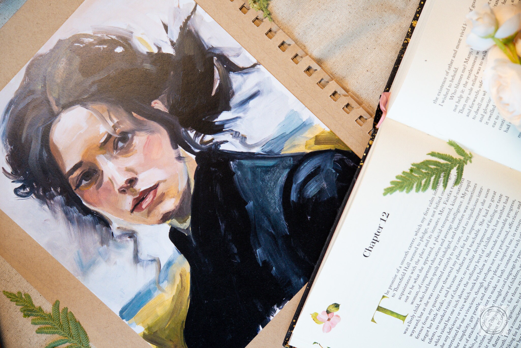 Jane Eyre - Character Portrait Print - Jane Eyre Art - Bookish Art - Etsy