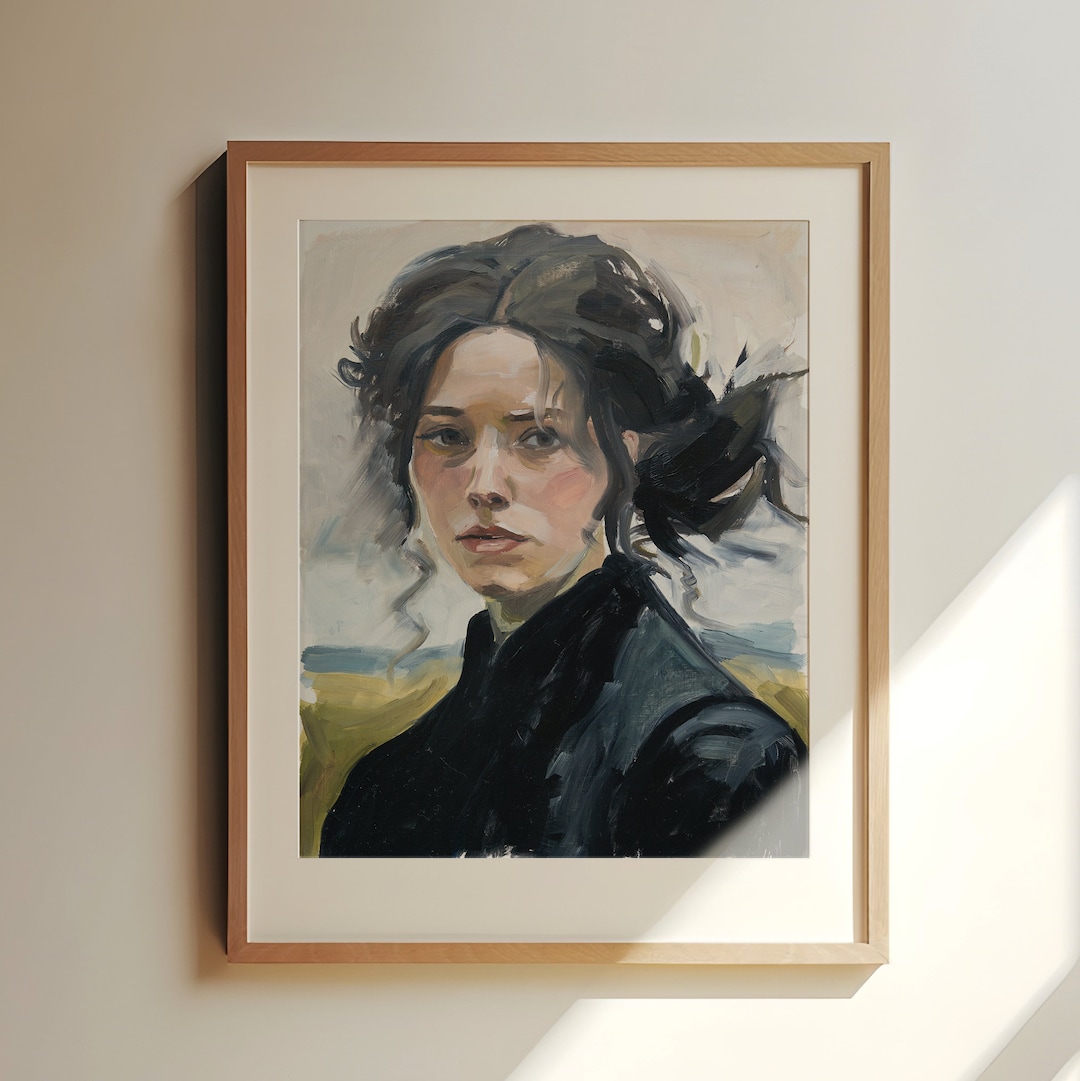 Jane Eyre - Character Portrait Print - Jane Eyre Art - Bookish Art - Etsy