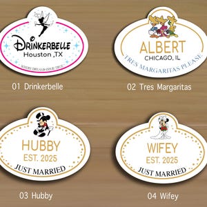 Personalize Your Cast Member Name Tags - Parks Inspired - Wearable ...