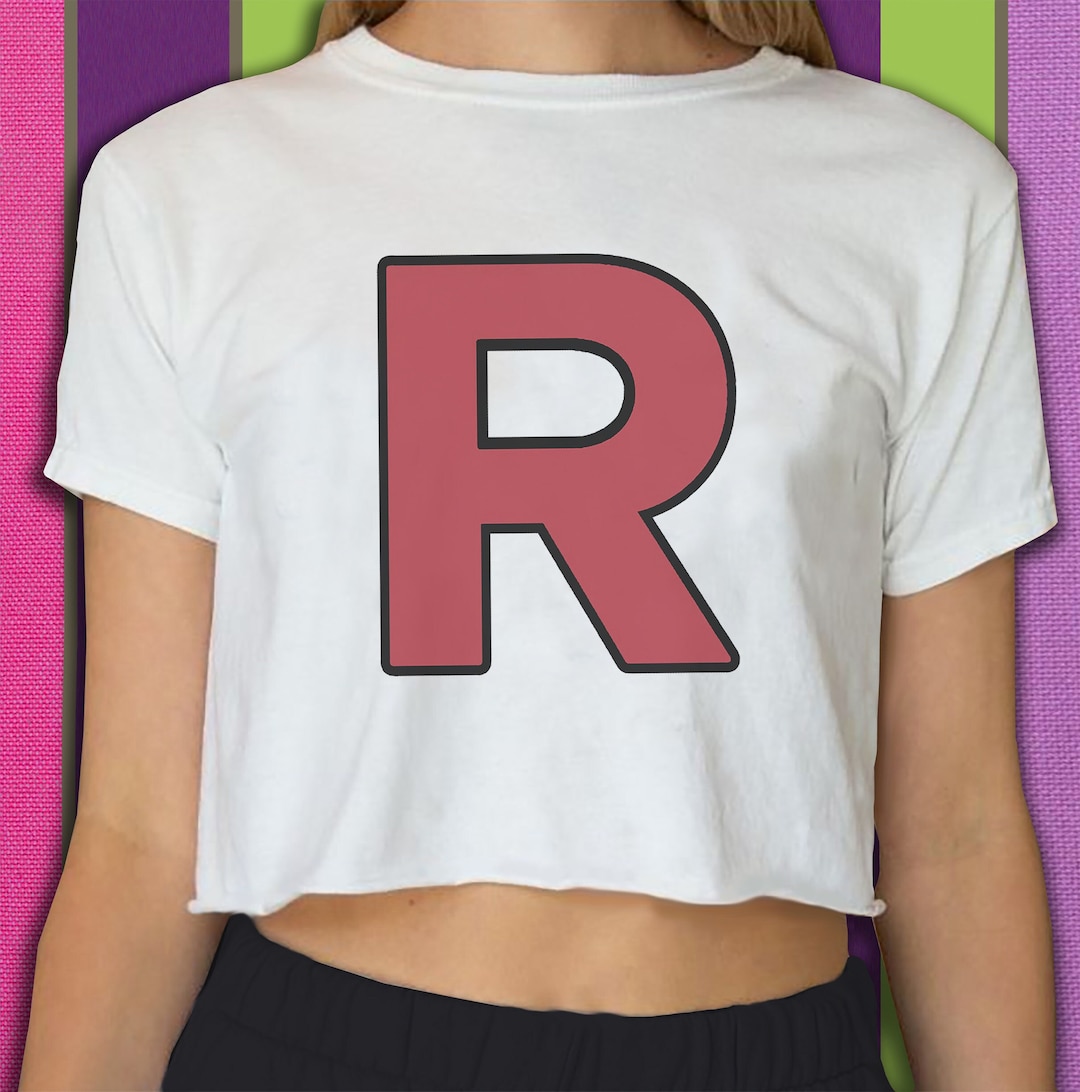 Team Rocket Pokémon Inspired Crop Top-shirt Pokemon T-shirt - Cosplay ...