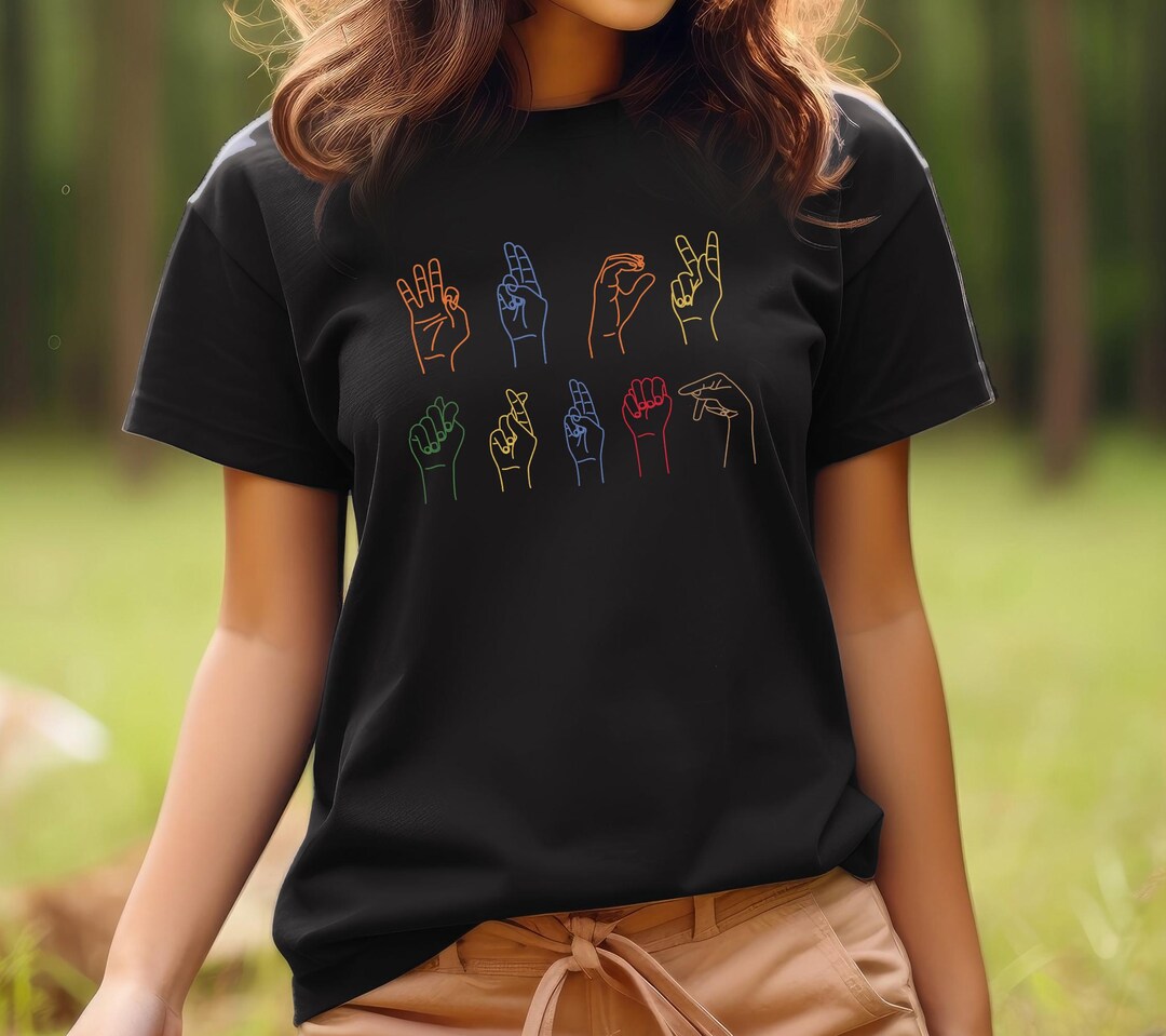 Subtle F*ck Trump Tshirt, ASL Sign Language Tee, Vote Democrat Shirt ...