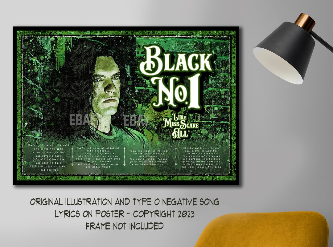 Type O Negative - Illustrated Concert Poster - Fan Art Original ...