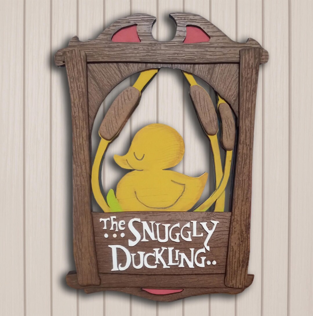 Snuggly Duckling Tavern Sign - Tangled Inspired Decor - Etsy