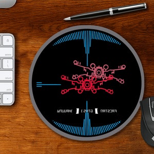 Tie-fighter Targeting Computer Mouse Pad - Mousemat-x-wing Fighter - Etsy