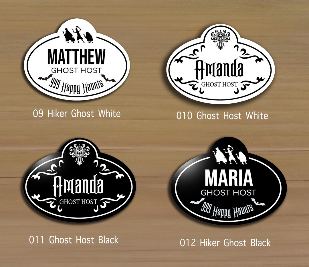 Personalize Your Cast Member Name Tags - Parks Inspired - Wearable ...
