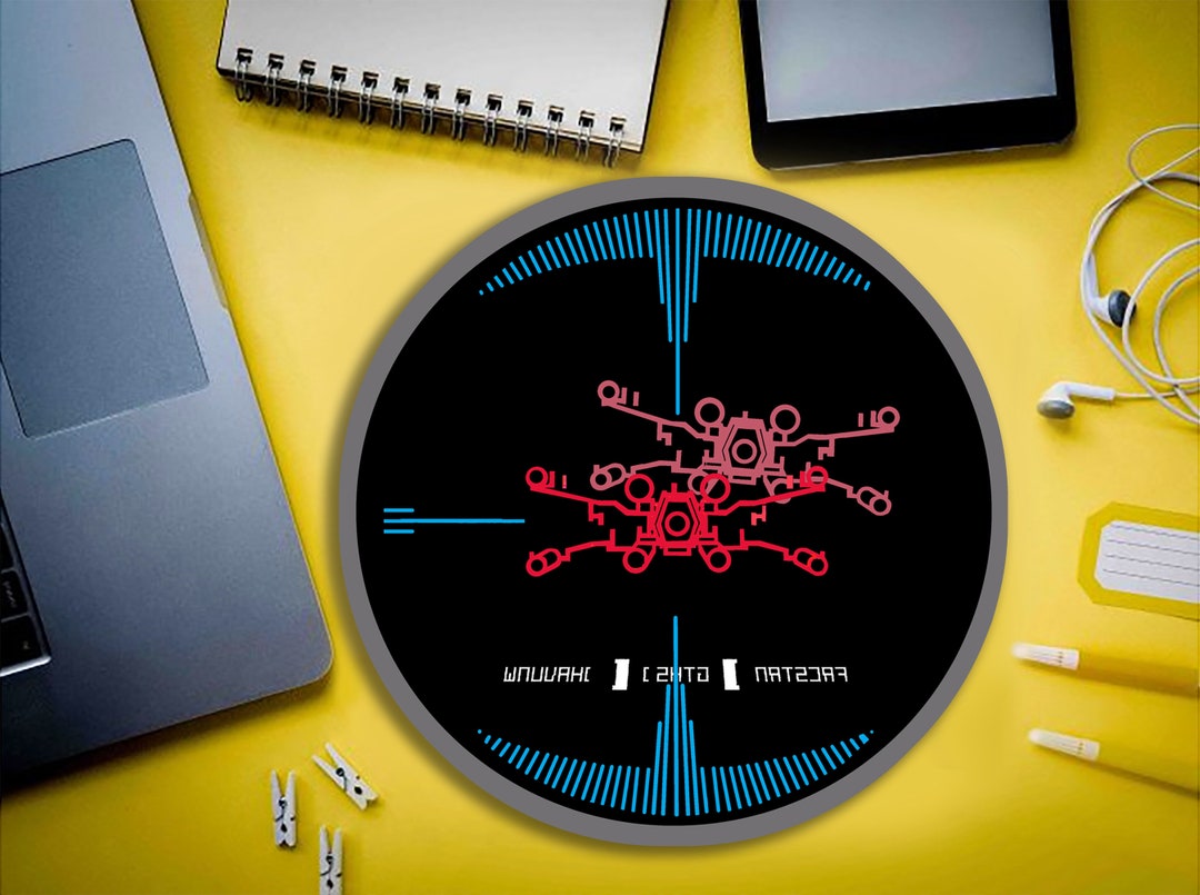 Tie-fighter Targeting Computer Mouse Pad - Mousemat-x-wing Fighter - Etsy