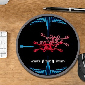 Tie-fighter Targeting Computer Mouse Pad - Mousemat-x-wing Fighter - Etsy