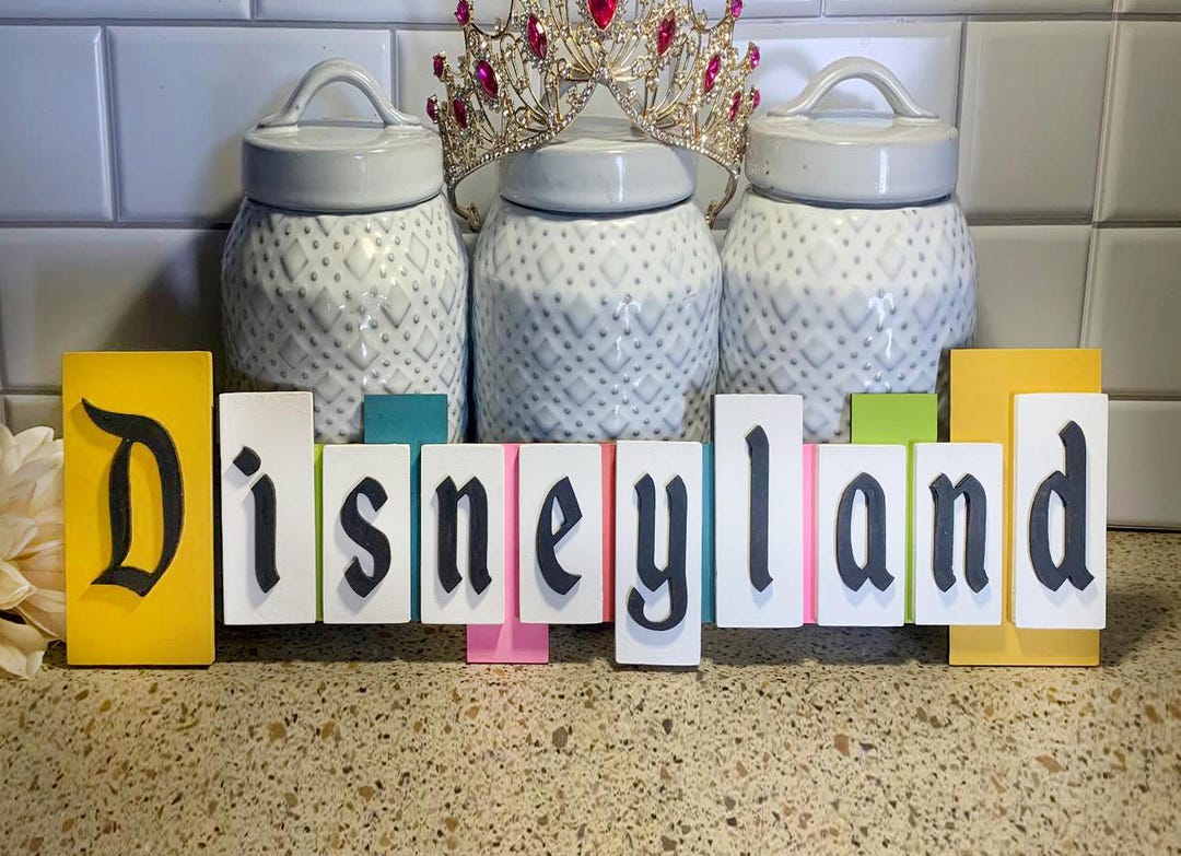 SPECIAL EDITION Vintage Disneyland Resort Entrance Marquee Sign - Etsy