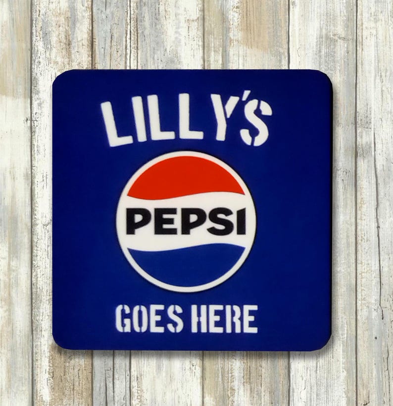 Personalized Soft Drink Coaster: Custom Hardboard Gift - Etsy