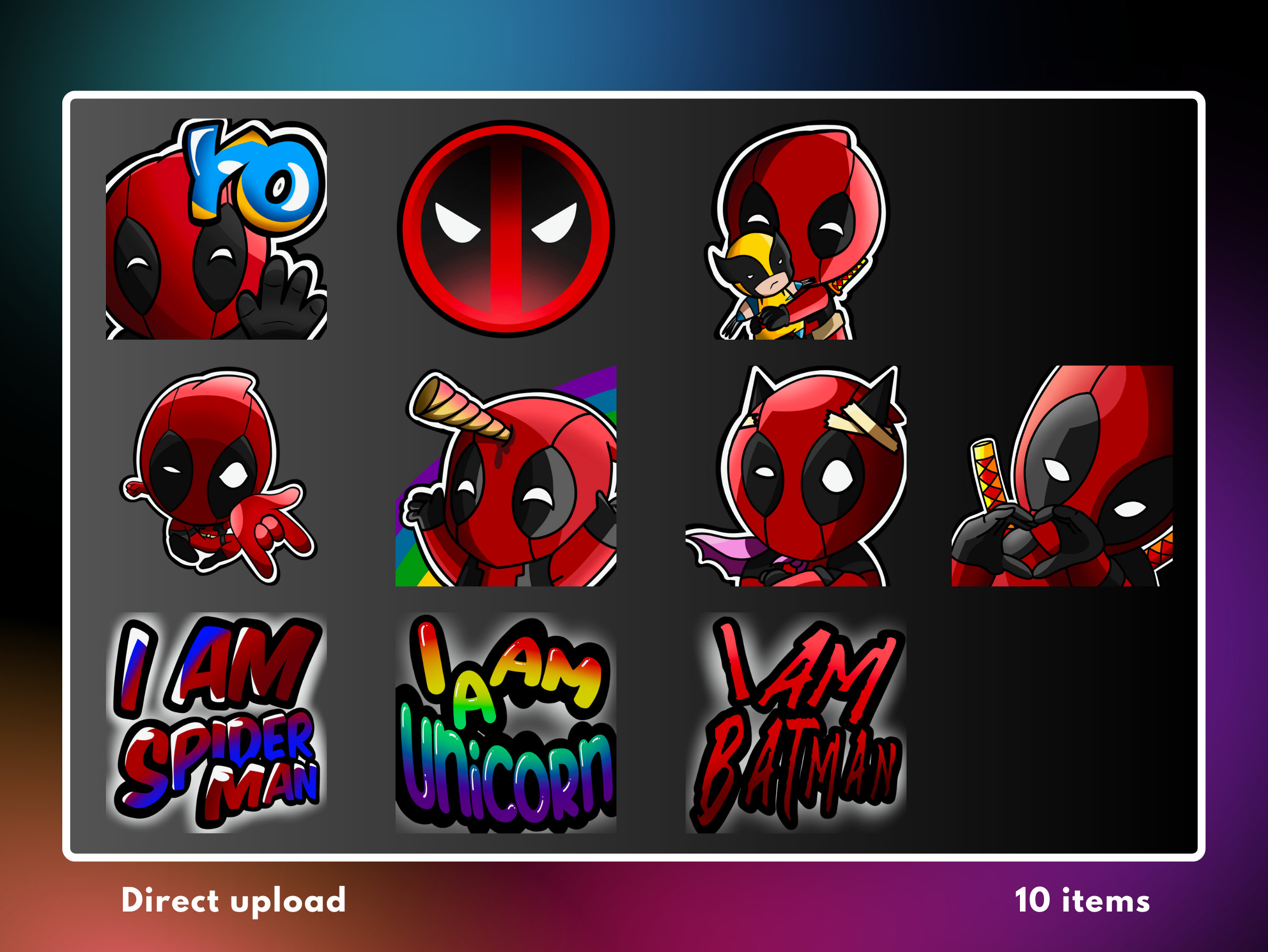 MR POOL Emotes - Etsy