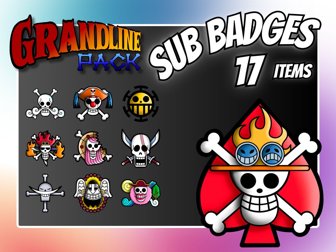 Sub Badges GRANDLINE PACK - Etsy