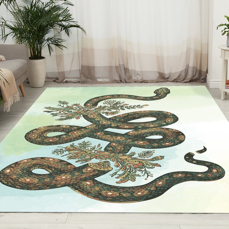 Snake Rug - Etsy