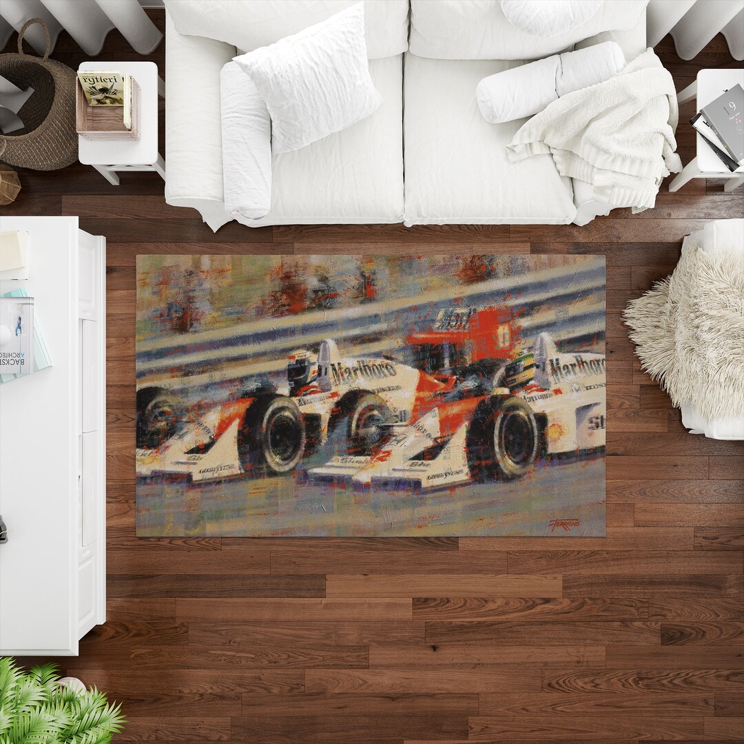 Formula 1 Rugs, Man Cave Rug, Formula Lover Gift Rug, Garage Rugs, Gift ...